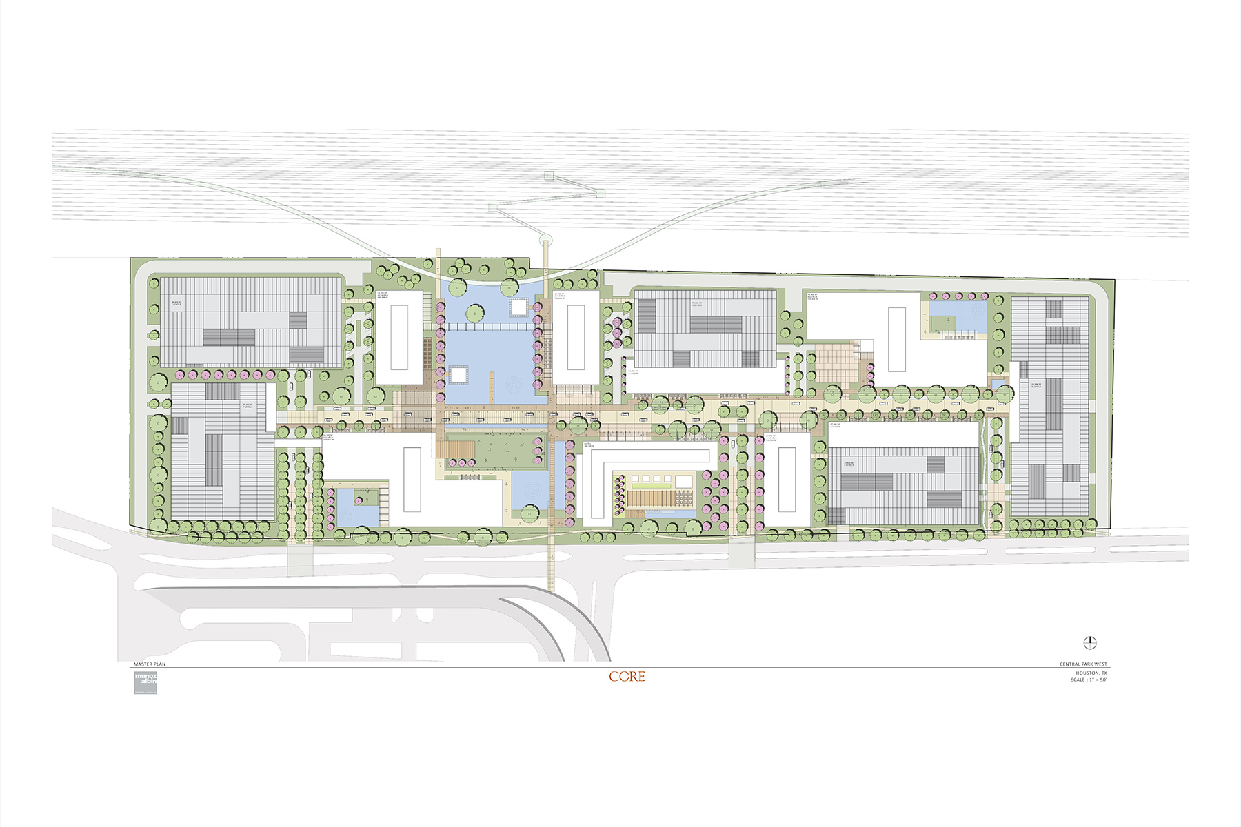Core Corporate Campus - Energy Corridor Master Plan - Munoz Albin